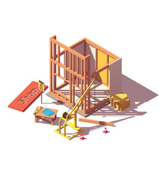 Construction frame Royalty Free Vector Image - VectorStock