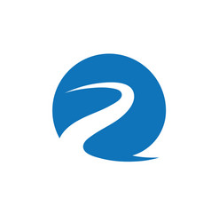 R river logo Royalty Free Vector Image - VectorStock