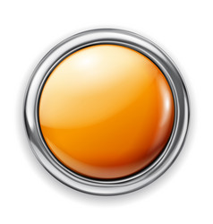 Metallic button Royalty Free Vector Image - VectorStock