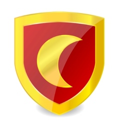 Cloud and moon sign Royalty Free Vector Image - VectorStock