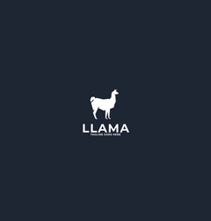 Llama logo design Royalty Free Vector Image - VectorStock