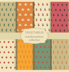 Carrot seamless pattern background Royalty Free Vector Image