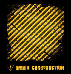 Under construction sign Royalty Free Vector Image