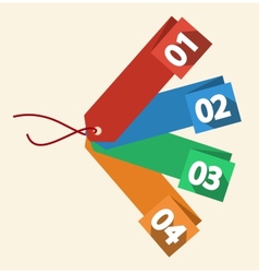 Number set label Royalty Free Vector Image - VectorStock