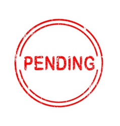 Office stamp pending Royalty Free Vector Image