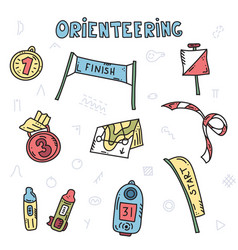 Extreme sport flat icons set top view Royalty Free Vector