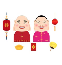 Mien people Royalty Free Vector Image - VectorStock
