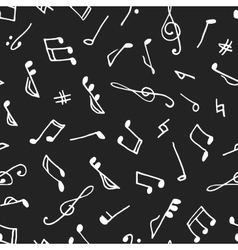 Seamless music background Royalty Free Vector Image