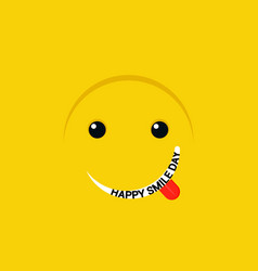 Emoji vlog logo flat style Royalty Free Vector Image