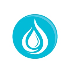 Waterdrop logo Royalty Free Vector Image - VectorStock