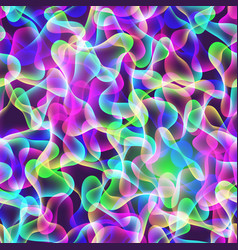 Seamless pattern neon abstract colored liquid Vector Image