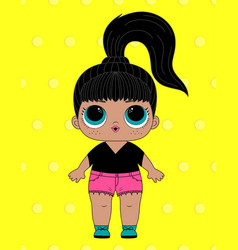 Lol girl badolls Royalty Free Vector Image - VectorStock