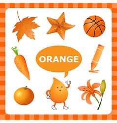 Learn primary colors color sorting activity Vector Image