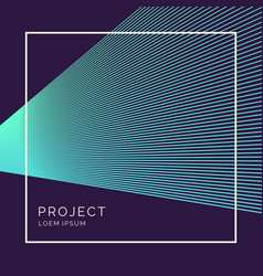 Rectangular frame on saturated blue background Vector Image