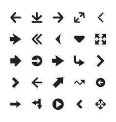 Mini arrows icons 2 Royalty Free Vector Image - VectorStock
