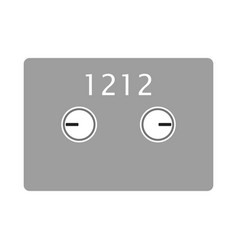 Safe cell icon Royalty Free Vector Image - VectorStock