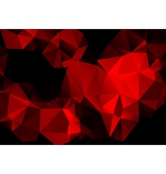 Abstract red background polygon Royalty Free Vector Image
