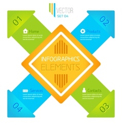 Infographic design for businesses Royalty Free Vector Image