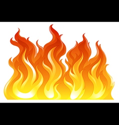 A big fire Royalty Free Vector Image - VectorStock
