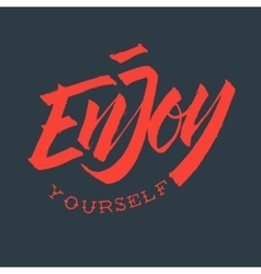 Just be yourself Royalty Free Vector Image - VectorStock