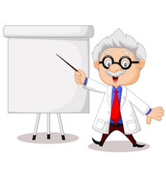 Professor teaching Royalty Free Vector Image - VectorStock
