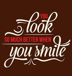 Positive inspirational life quote Royalty Free Vector Image