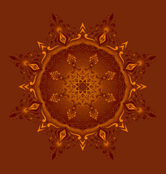 Mandala 18 spiral spike Royalty Free Vector Image