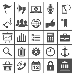 Universal Icon Set 25 icons for website and app Vector Image