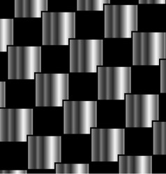 Silver metallic grid background Royalty Free Vector Image