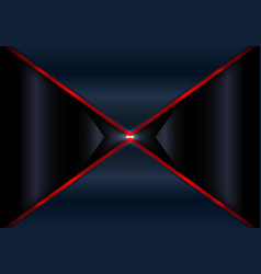 Abstract blue and red color geometric shape Vector Image