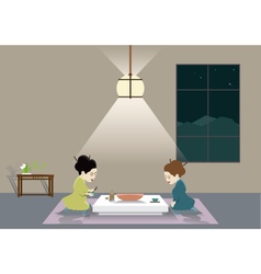 Zen room Royalty Free Vector Image - VectorStock
