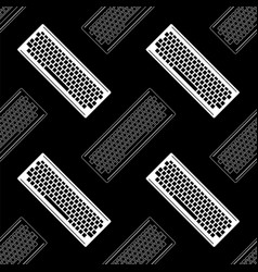 Computer keyboard Royalty Free Vector Image - VectorStock