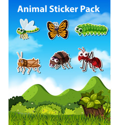 Set of baby sticker Royalty Free Vector Image - VectorStock