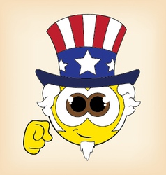 Uncle Sam cartoon wants you Royalty Free Vector Image