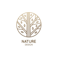 Spruce forest logo Royalty Free Vector Image - VectorStock