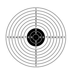 Blank gun target paper shooting target blank targe
