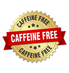 Free entry round isolated gold badge Royalty Free Vector