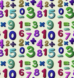 Red number Royalty Free Vector Image - VectorStock