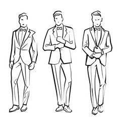 Fashion man Royalty Free Vector Image - VectorStock