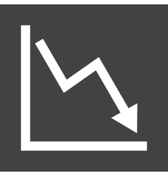 Declining Line Graph Royalty Free Vector Image