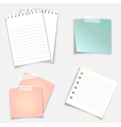 Sticky notes design Royalty Free Vector Image - VectorStock