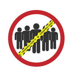 Phone social isolation Royalty Free Vector Image