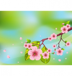 Spring in pink Royalty Free Vector Image - VectorStock