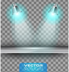 Stage lights Royalty Free Vector Image - VectorStock