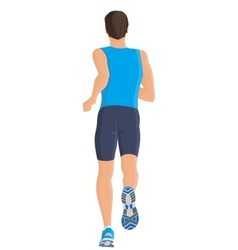 Man running cartoon Royalty Free Vector Image - VectorStock
