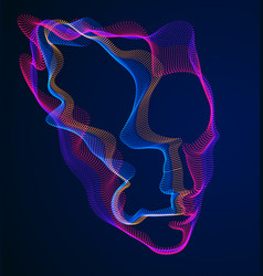 Digital soul machine artificial intelligence Vector Image