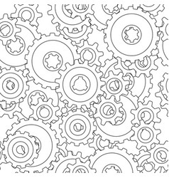 Gear wheel pattern Royalty Free Vector Image - VectorStock
