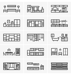 Rooms Royalty Free Vector Image - VectorStock