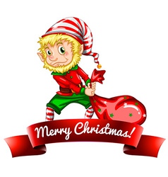 Little elf Royalty Free Vector Image - VectorStock