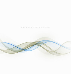 Abstract background with smooth color wave Vector Image